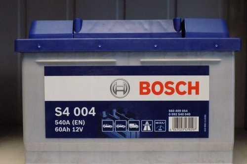 Аккумулятор Bosch 60Ah 540A S004