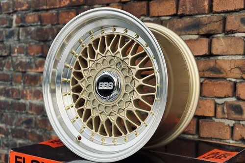 16" В Наличии # BBS RS 8J 5x114,3 Gold Machine Lip