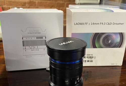 Объектив laowa 14mm f/4 FF sony FE