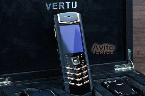 Vertu Signature S Design черно-золотой