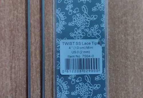 Спицы для вязания chiaogoo 10 см. d 2 mm