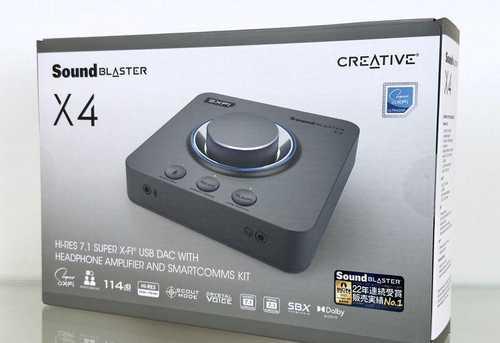 Новые Creative Sound Blaster X4