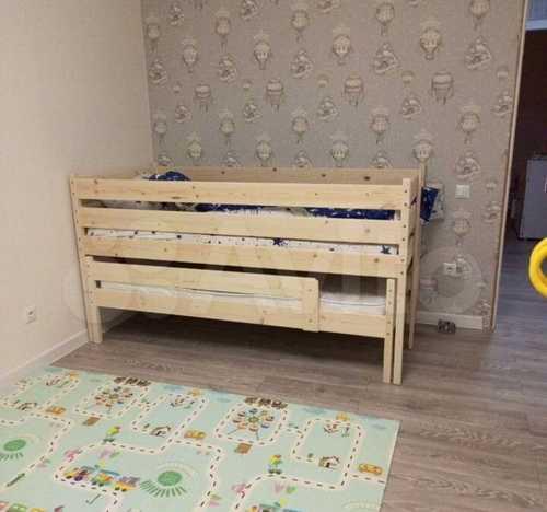 Кровать выкатная экодвиж из дерева