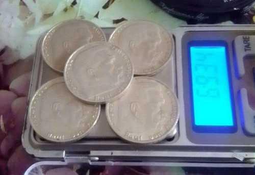 Памятные монеты. Серебро 900, XF (отличные)
