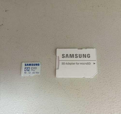 Карта памяти micro sd 512gb samsung evo plus