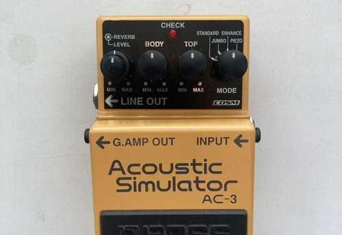 Гитарная педаль Boss AC-3 Acoustic Simulator
