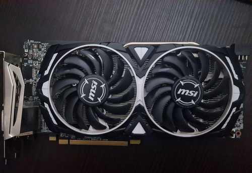 Видеокарта rx580 8g msi armor