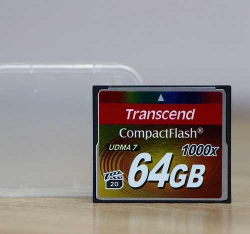 Карта памяти Transcend CompactFlash 64GB 1000x