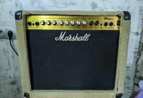 Гитарный комбоусилитель marshall mg30dfx