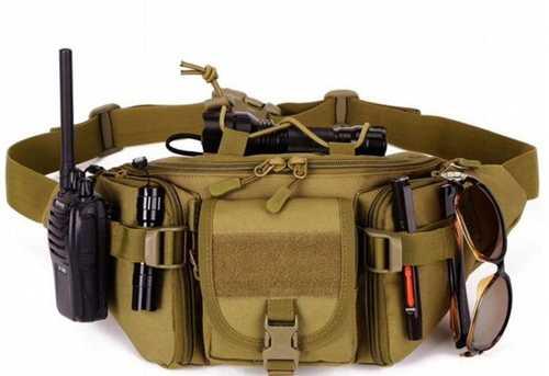 Тактическая поясная сумка для рыбалки охоты