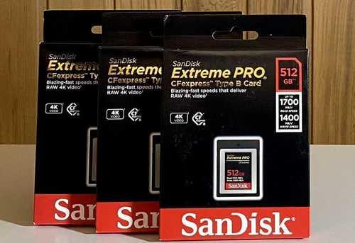 SanDisk Extreme Pro CFexpress Type B 512GB