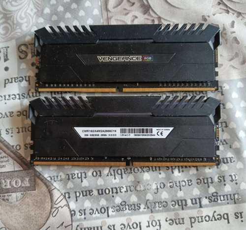 Оперативная память ddr4 16gb 2666 2x8