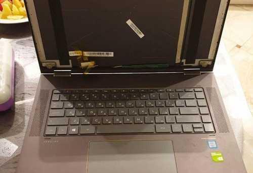 Ноутбук HP Spectre 15-bl000ur. (сломан, запчасти)