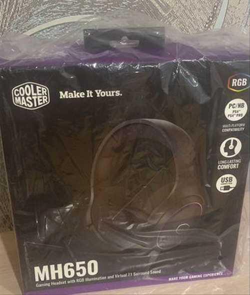 Игровые наушники cooler master mh650