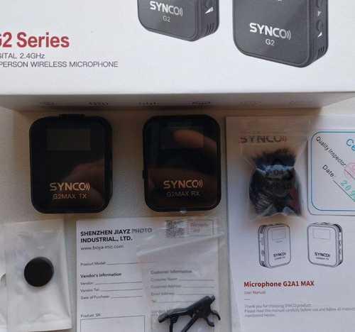 Новый петличный микрофон synco G2A1 MAX