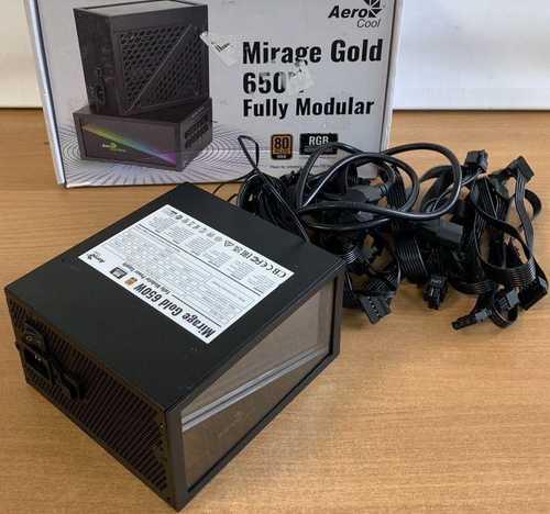 Блок питания AeroCool Mirage Gold 650W