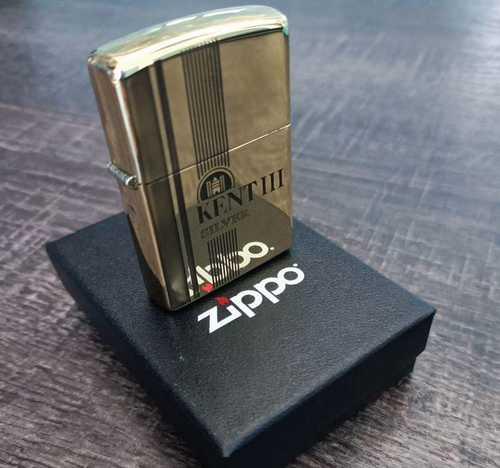 Зажигалка zippo с гравировкой сигарет Kent