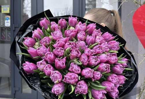 Тюльпаны Пионовидные тюльпаны цветы с доставкой