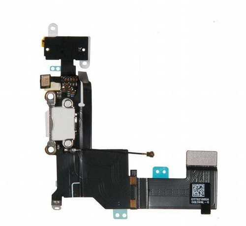 Шлейф c разъемом зарядки для Apple iPhone SE, белы