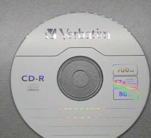Диск CD-R Verbatim 700мб 52x