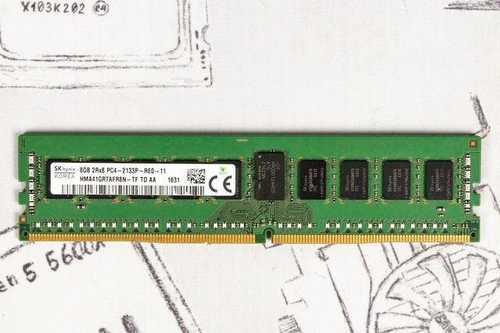 Оперативная память rdimm DDR4 Hynix 8Gb