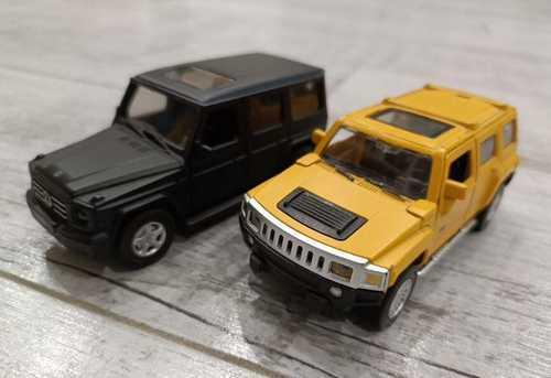 Модели Mercedes G350d и Hummer H3