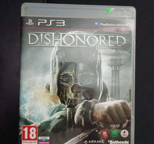 Диск ps3 Dishonored