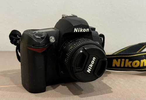 Комплект Зеркальный фотоаппарат nikon d70s