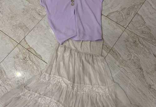 Блуза и юбка р 44