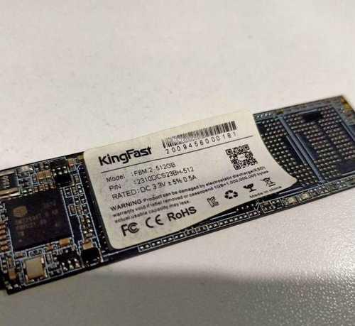 Kingfast M2 SATA Ssd 512 Гб Накопитель Ссд