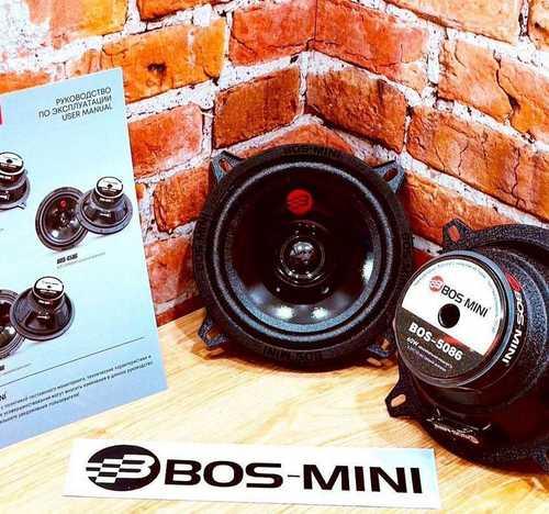 Колонки на автомобиль Bos-Mini 60/80w