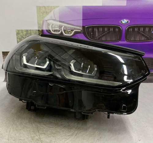 Bmw G02 LED black фара правая Рестайлинг