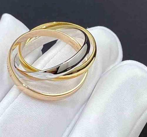 Золотое кольцо Cartier Trinity