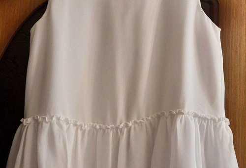 Блузка белая для девочек 152