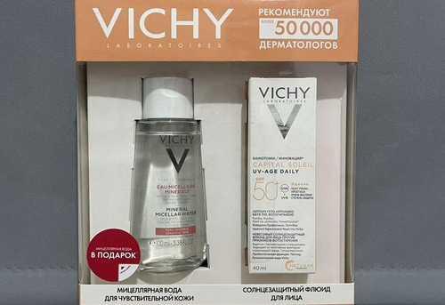 Vichy подарочный набор флюид spf 50 и мицелярка