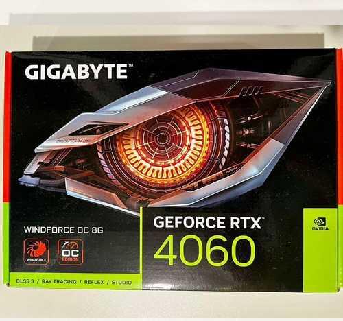 Видеокарта gigabyte GeForce RTX 4060 windforce OC