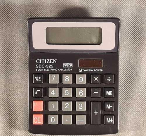 Калькулятор Citizen SDC-325 SDC-812H