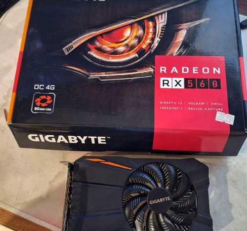 Видеокарта Gigabyte Radeon RX560 4GB