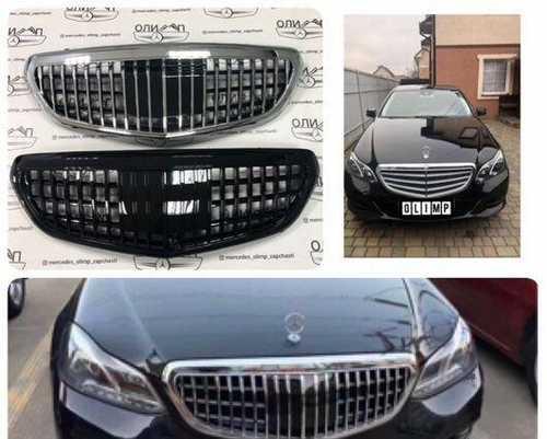 Решетка радиатора на Mercedes w212 майбах