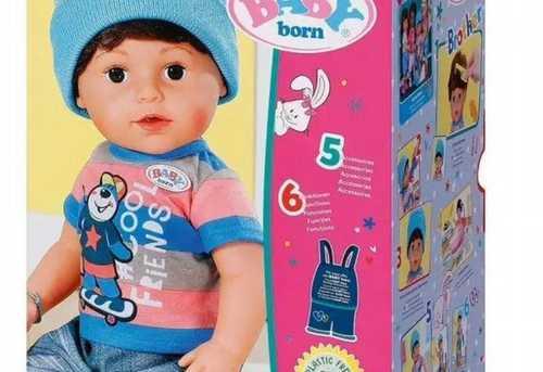 Baby born Интерактивная кукла Братик 43 см
