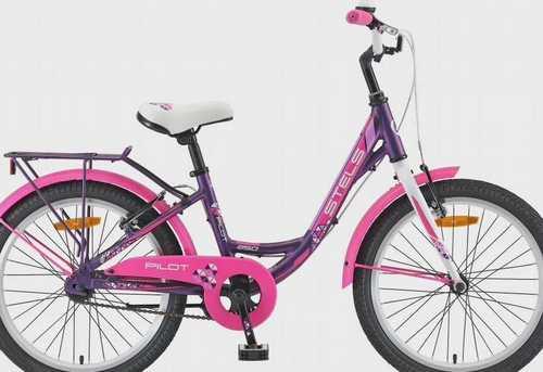 Велосипед 20" stels Pilot-250 Lady (12" пурпурный)