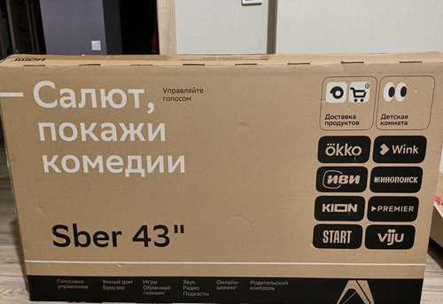 Телевизор smart tv Sber 43"