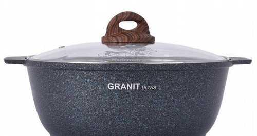 Кастрюля-жаровня Kukmara Granit Ultra Blue, 3л