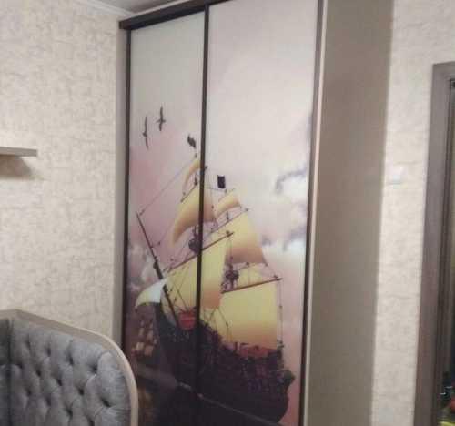 Шкаф купе с фотопечатью