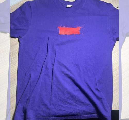 Футболка supreme purple tee