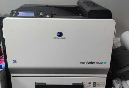 Цветной принтер А3 Konica Minolta Magicolor 7450II