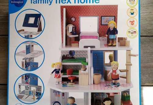 Кукольный дом imaginarium и мебель plan toys