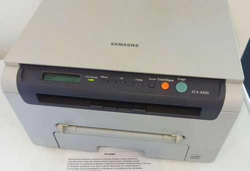 Лазерный ч.б. мфу Samsung scx-4200