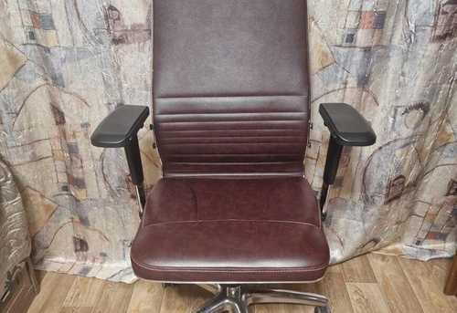 Кресло Metta Samurai S-3 экокожа коричневое