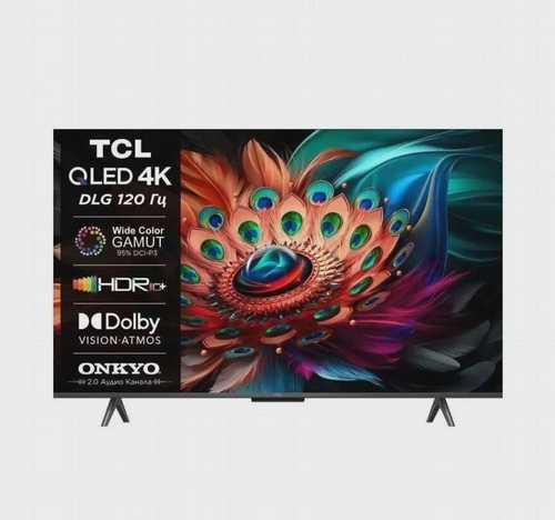 Новый Большой TCL 43" QLeD SMART TV 4K HDR 120Гц